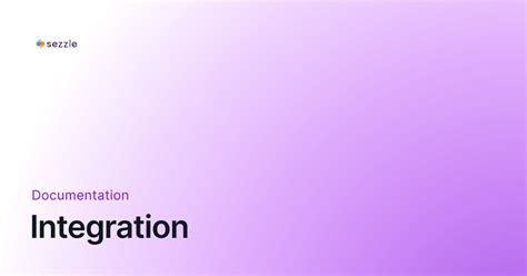 Integration Sezzle