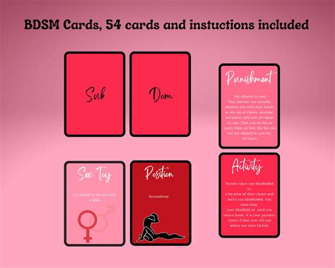 In Ultimate Sex And Foreplay Card Game Bundle For Couples Etsy