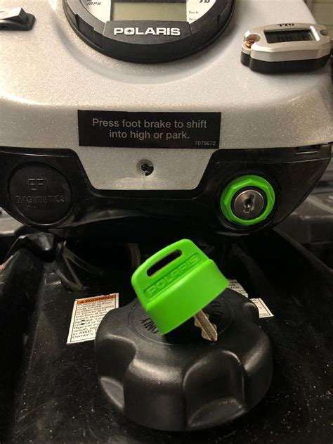 Polaris Key Cover And Ignition Nut