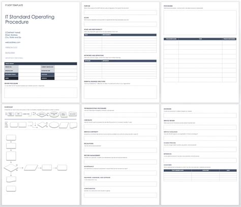 Standard Operating Procedure Excel Template Prntbl