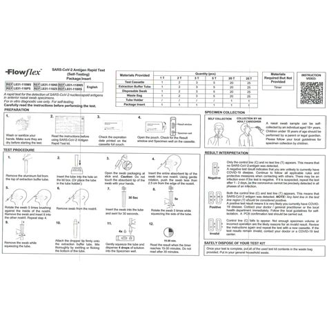 Flowflex Lateral Flow Test Sars Cov 2 Antigen Rapid Box Of 25 Self