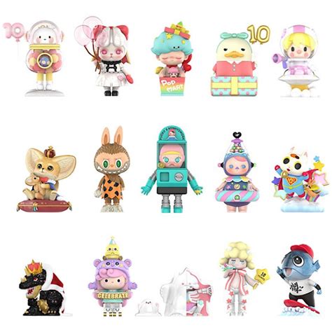 現貨 POP MART 泡泡瑪特 十週年 十周年 限定 公仔 盒玩 盲盒 Labubu Molly 大久保 畢奇 蝦皮購物