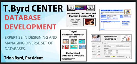 Customized Database Development T Byrd Student Center