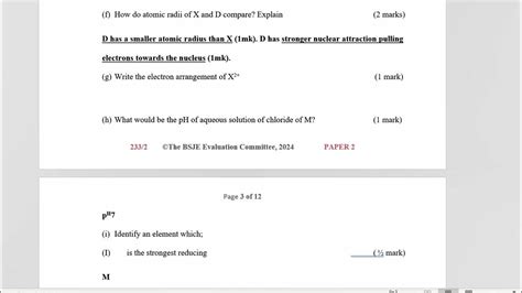 Chemistry Paper 2 Kcse 2025 Prediction Youtube