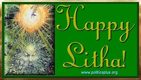 Happy Litha Politics Plus
