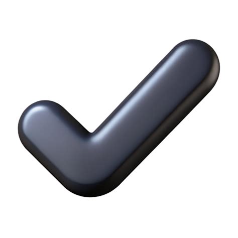 Alluring Reflective Urban Minimal Single Weight Stroke Checkmark Icon Black With Scalable