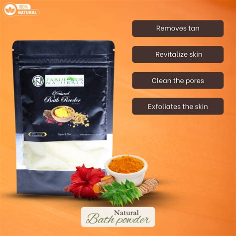 Bath Powder Female 50gm Fabulous Naturals