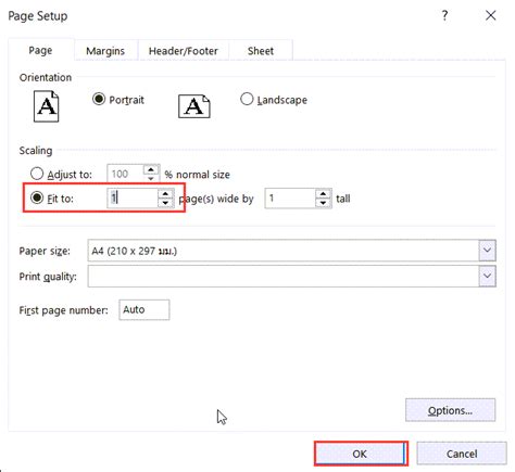 วิธีตั้งค่าหน้ากระดาษ Excel ก่อนสั่ง Print ให้พอดีใน 1 แผ่น A4 Nongit Com