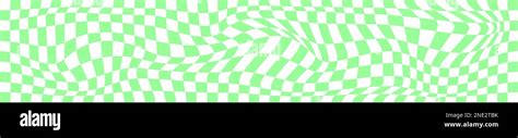 Groovy Trippy Grid Texture Distorted Chessboard Background Checkered Optical Illusion