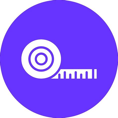 Premium Vector Measure Tape Icon Style