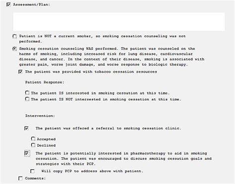Improving Documentation Of Smoking Cessation Counseling Among