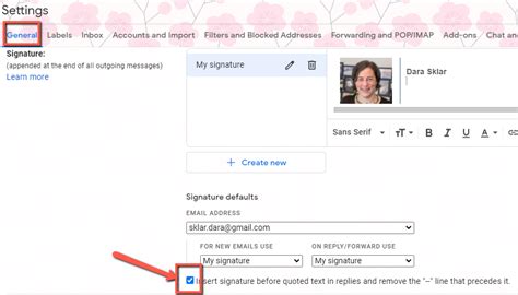 How To Insert Your Gmail Signature Below Your Email