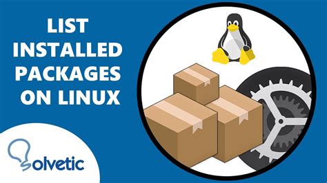 List Installed Packages On Linux Youtube