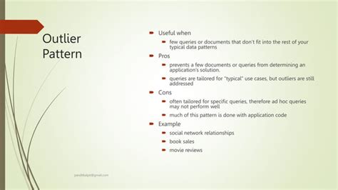 MongoDb Schema Pattern Kalpit Pandit Pptx