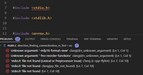 Nrf Connect Sdk V200 Direction Fiding Rx Example Cannot Found Stdioh