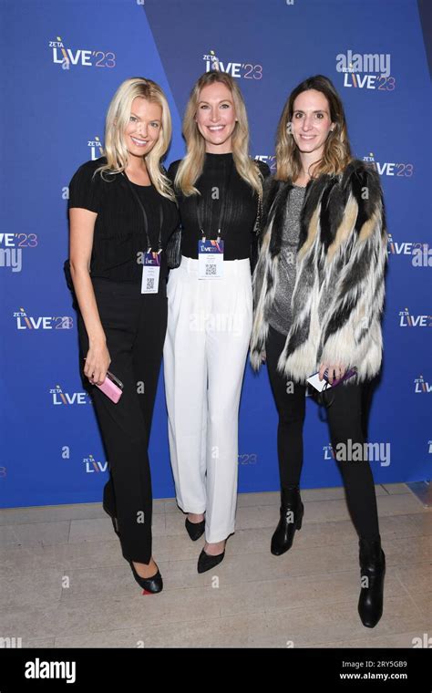New York Usa 28th Sep 2023 Kristen Steinberg And Lauren Weigand