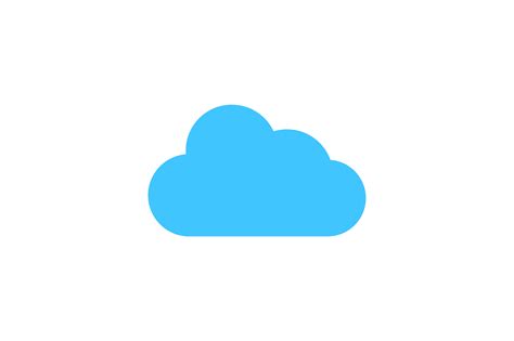 Cloud Flat Icon Vector Graphic By Riduwanmolla Creative Fabrica