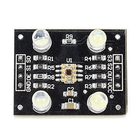 Tcs230 Tcs3200 Color Sensor Detector Module Mount Free 3d Model On