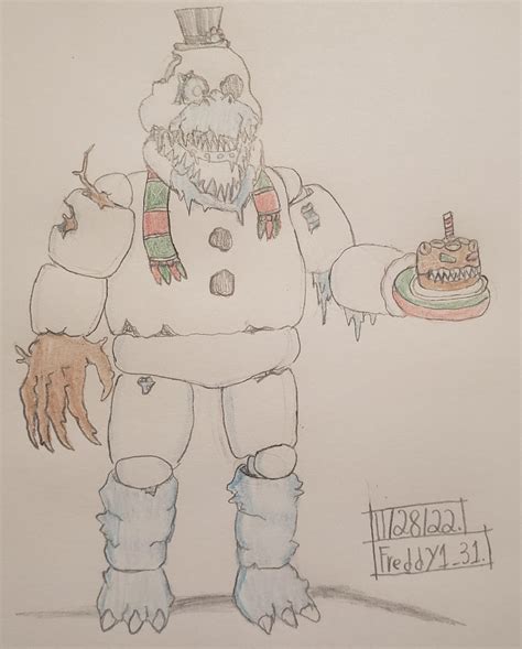 Frostbite Chica V40 Making Santa Some Cookies And Milk R