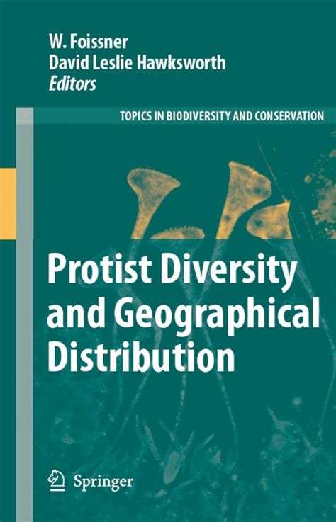 Protist Diversity And Geographical Distribution NHBS Academic Professional Books