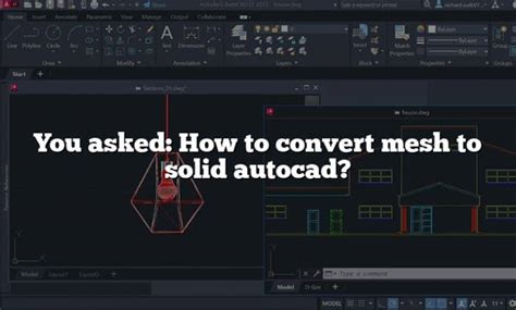 You Asked How To Convert Mesh To Solid Autocad