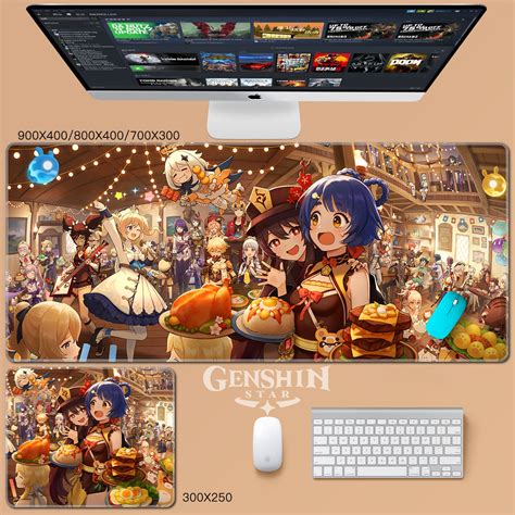 Genshin Impact Mouse Pad Collection For Travelers Genshin Star