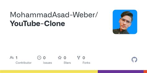 Github Mohammadasad Weberyoutube Clone