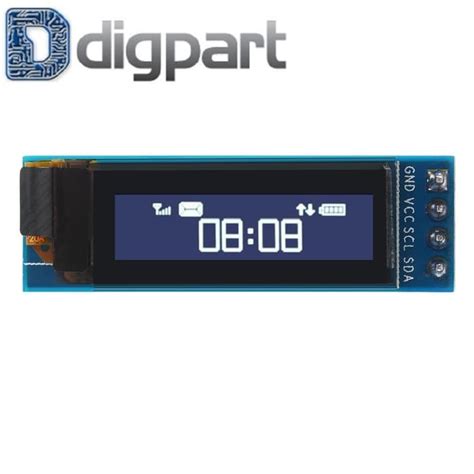 Jual Modul Display Oled Lcd 0 91 Inch 128x32 Serial Iic I2c Putih Diy Shopee Indonesia
