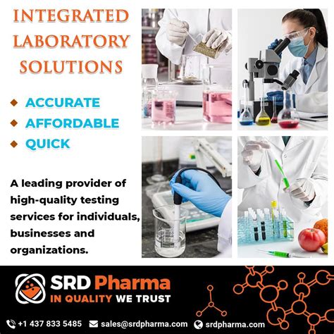 Srd Pharma On Linkedin Watertesting Foodtesting Cosmetics Chemical