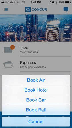 Online Corporate Travel Booking Solution SAP Concur Canada