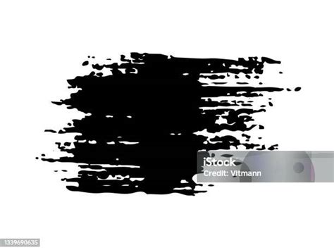 인용 벡터 추상 그런지 브러쉬 손으로 그린 텍스처 에 검정 색 스케치 간단한 패턴 격리 화이트 배경 그레인지 낙서 모양 검은색에 대한 스톡 벡터 아트 및 기타 이미지