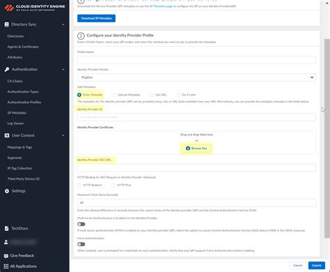 Configure Pingone As An Idp In The Cloud Identity Engine