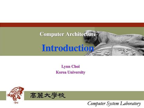 PPT Computer Architecture Introduction PowerPoint Presentation Free Download ID