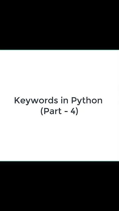 How To Implement Keyword If In Python Pythonprogramming Pythonforbeginners Shortvideo