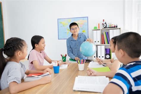Students Studying In Class