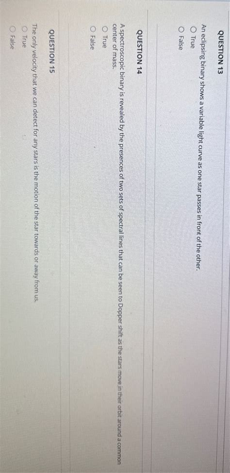 Solved Question 13an Eclipsing Binary Shows A Variable Light
