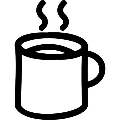 Coffee Hot Mug Hand Drawn Outline Icons Free Download