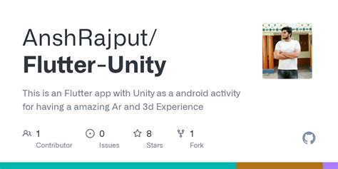 Github Anshrajput Flutter Unity This Is An Flutter App With Unity As A Android Activity For