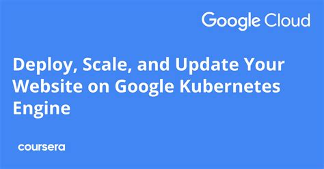 Deploy Scale And Update Your Website On Google Kubernetes Engine