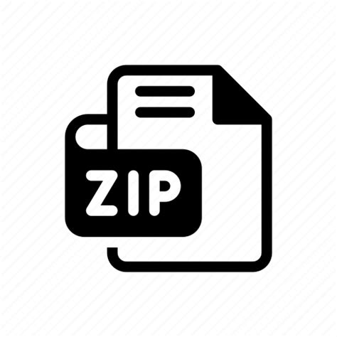 Zip Document File Format Compressed Icon Download On Iconfinder