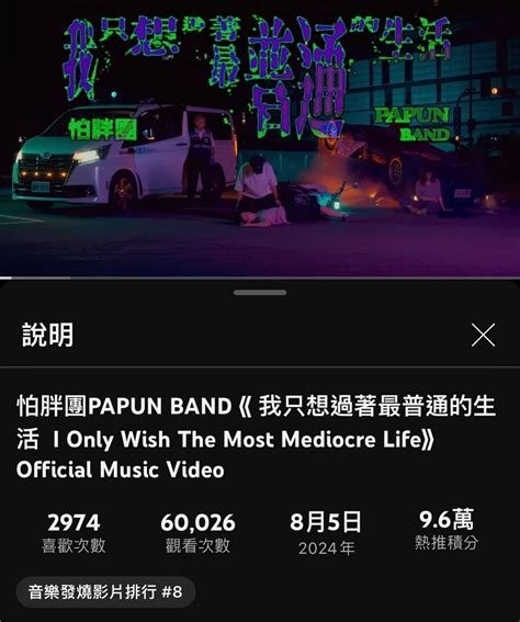 無法永遠讓所有人喜歡， 無法永遠讓所有人滿意， 只能珍惜當下擁有的， 繼續拿出當下最好的， 鼓勵增加能量， 批評選擇吸收， 情緒自我轉換， 永遠是自己跟自己的比賽。 《我只想過著最普通的生活
