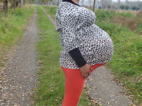 My Big Pregnant With Triplets Belly By Pretendingpregnant On Deviantart