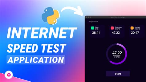 Build An Internet Speed Test Application With Python And Tkinter