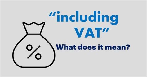 What Does Including VAT Mean Vatcalonline