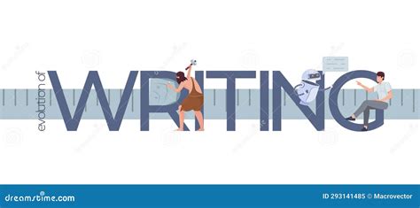 writing evolution text composition stock vector illustration of evolution write 293141485