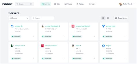 deploying laravel applications with forge datatas