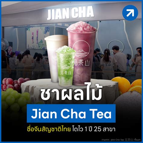 ชาผลไม้ Jian Cha Tea ชื่อจีนสัญชาติไทย โตไว 1 ปี 25 สาขา ถ้าถามว่าธุรกิจเครื่องดื่มที่เติบโต
