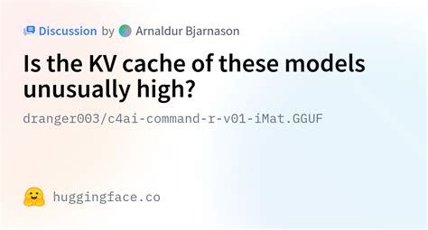 Dranger003 C4ai Command R V01 IMat GGUF Is The KV Cache Of These