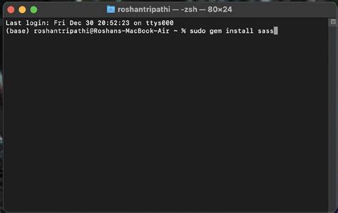 How To Install Dart Sass On Macos Geeksforgeeks