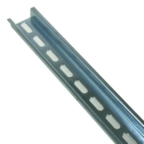 DIN Mounting Rail 35 X 15mm Steel Slotted Eltech